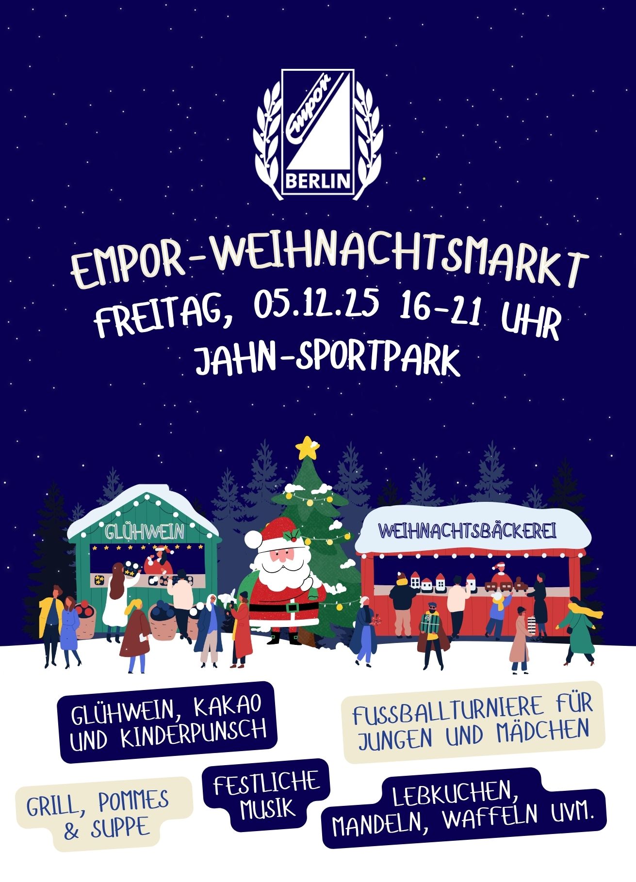 SV Empor Berlin - Abteilung Fußball - Verein | Empor-Weihnachtsmarkt 2025