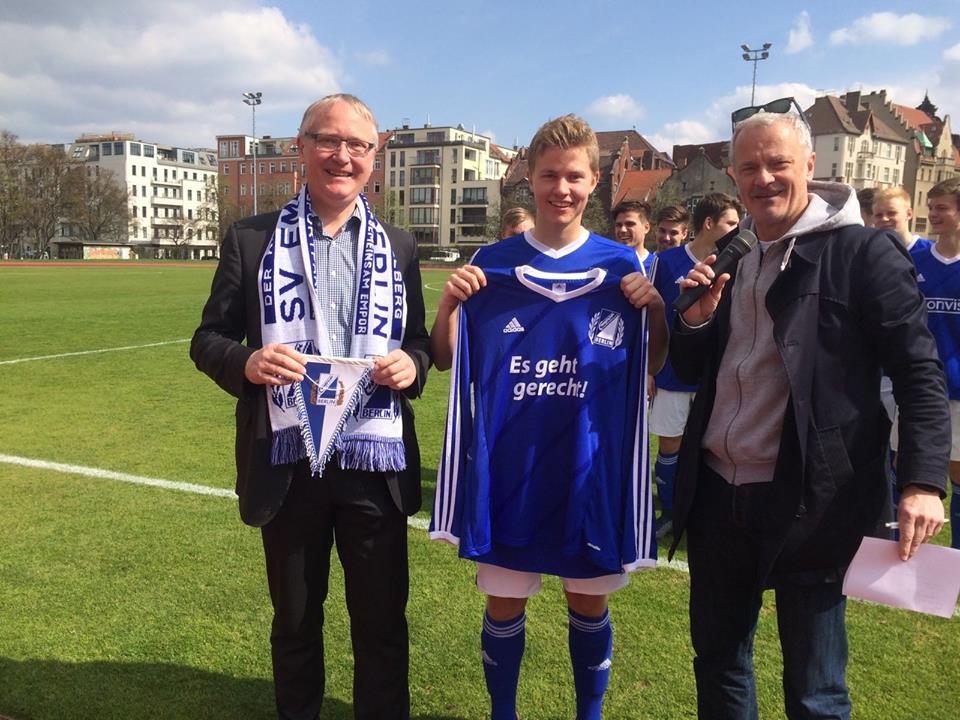 SV Empor Berlin - Abteilung Fußball - Sponsorenbesuch im Jahn-Sportpark