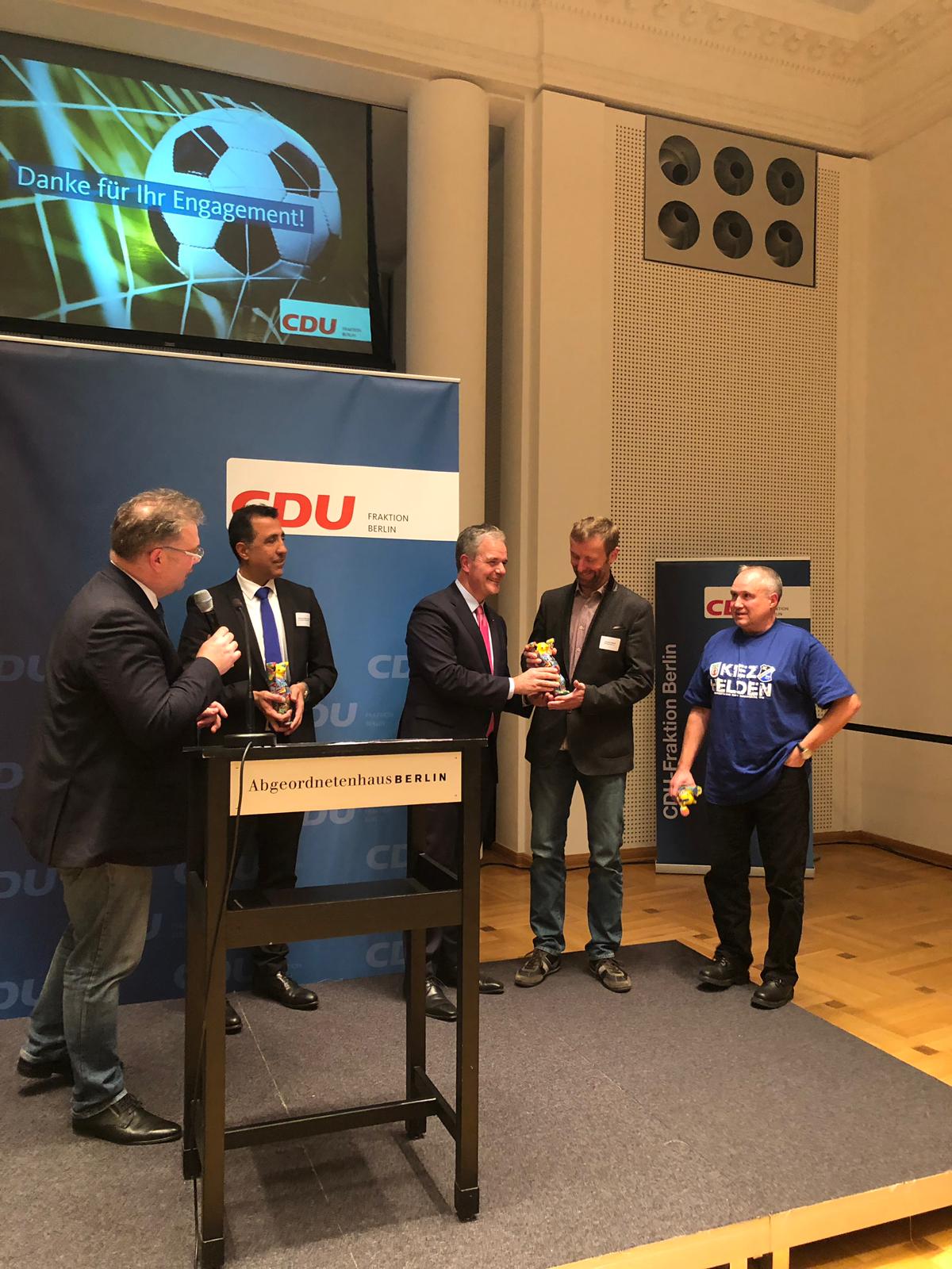 SV Empor Berlin - Abteilung Fußball - Ehrung für Nachwuchsarbeit